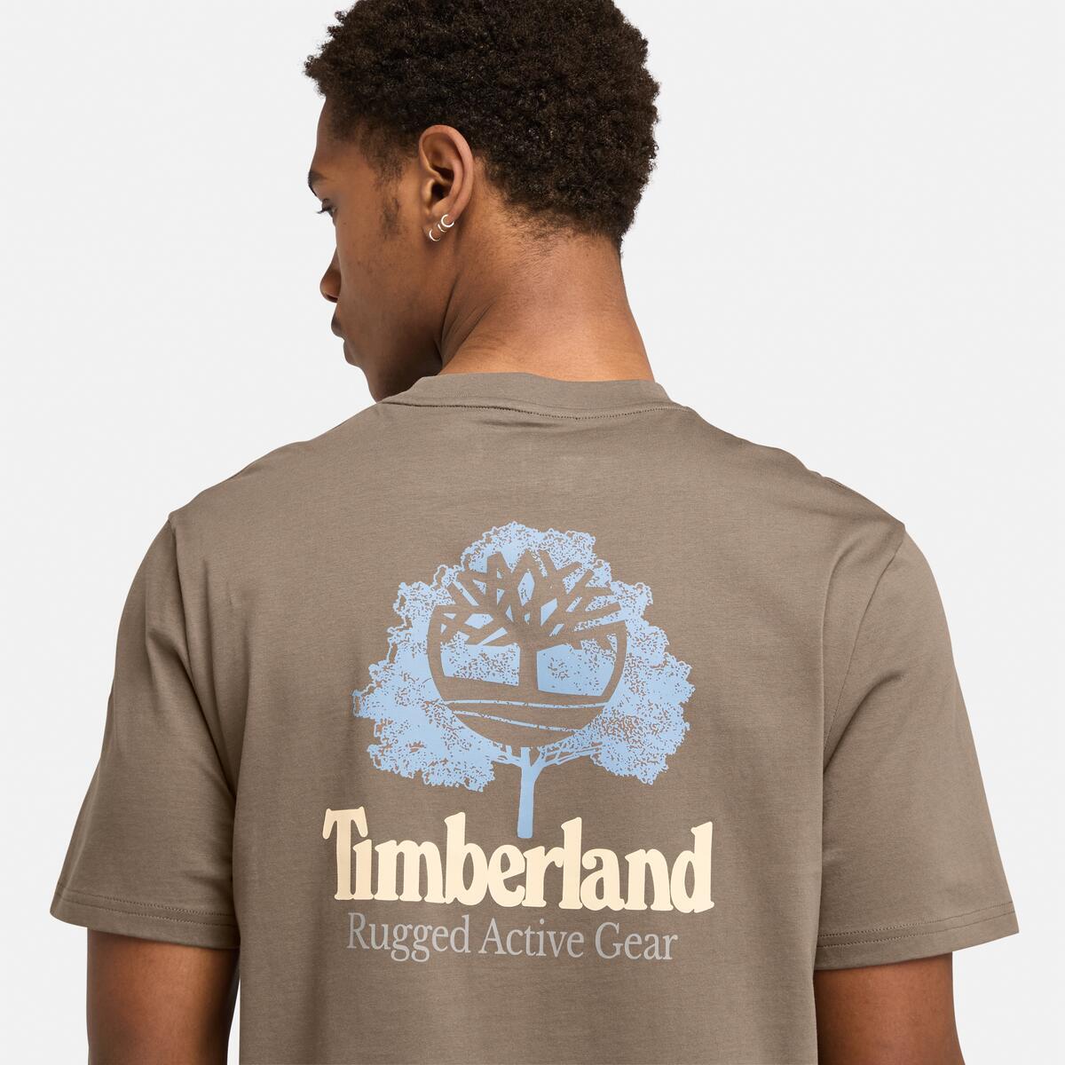 Men's Rugged Active Gear Back Graphic T-Shirt - Timberland - Hong Kong