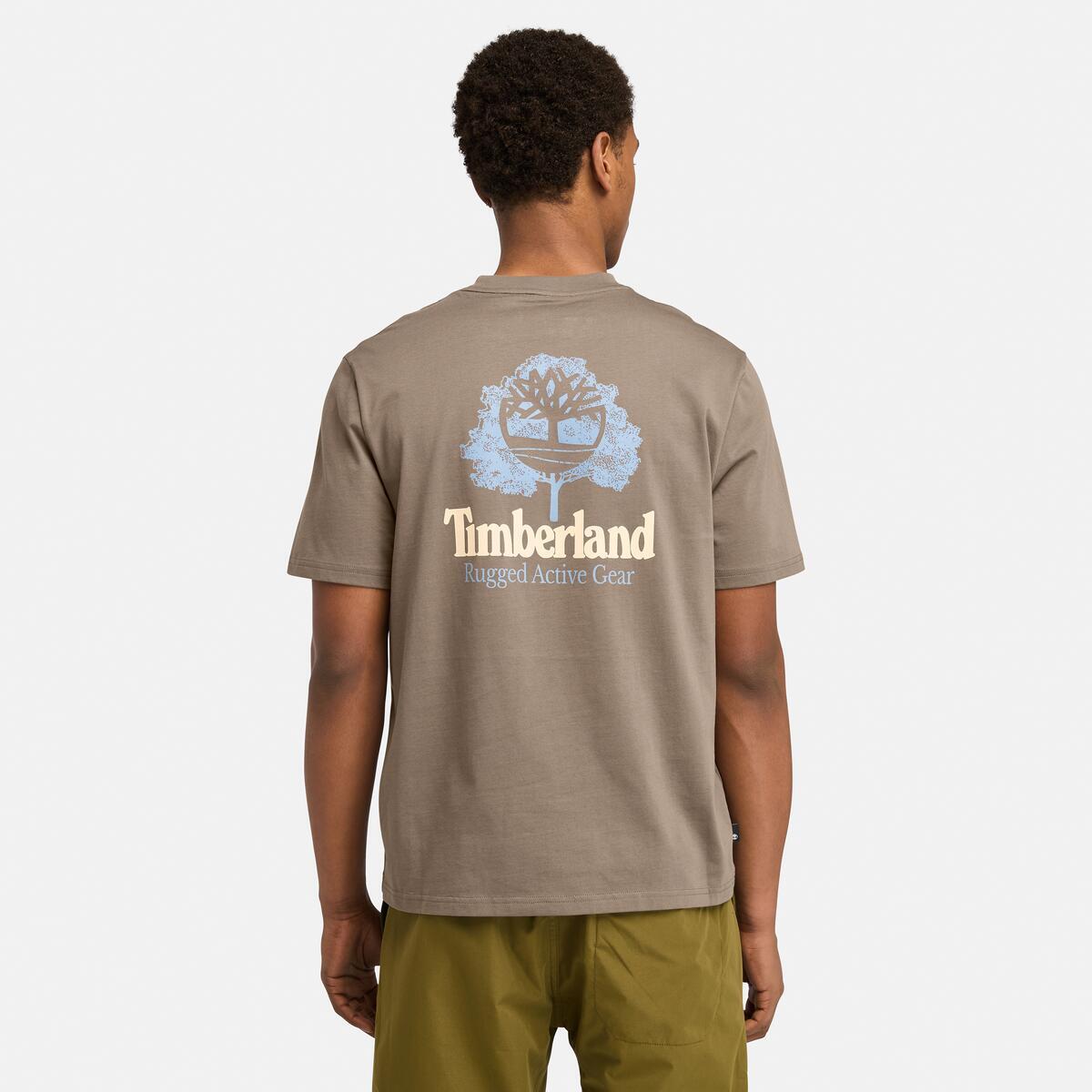 Men's Rugged Active Gear Back Graphic T-Shirt - Timberland - Hong Kong